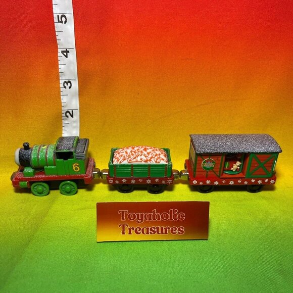 Toys | Thomas Friends Take Along Diecast Percy Holiday Christmas Snow ...